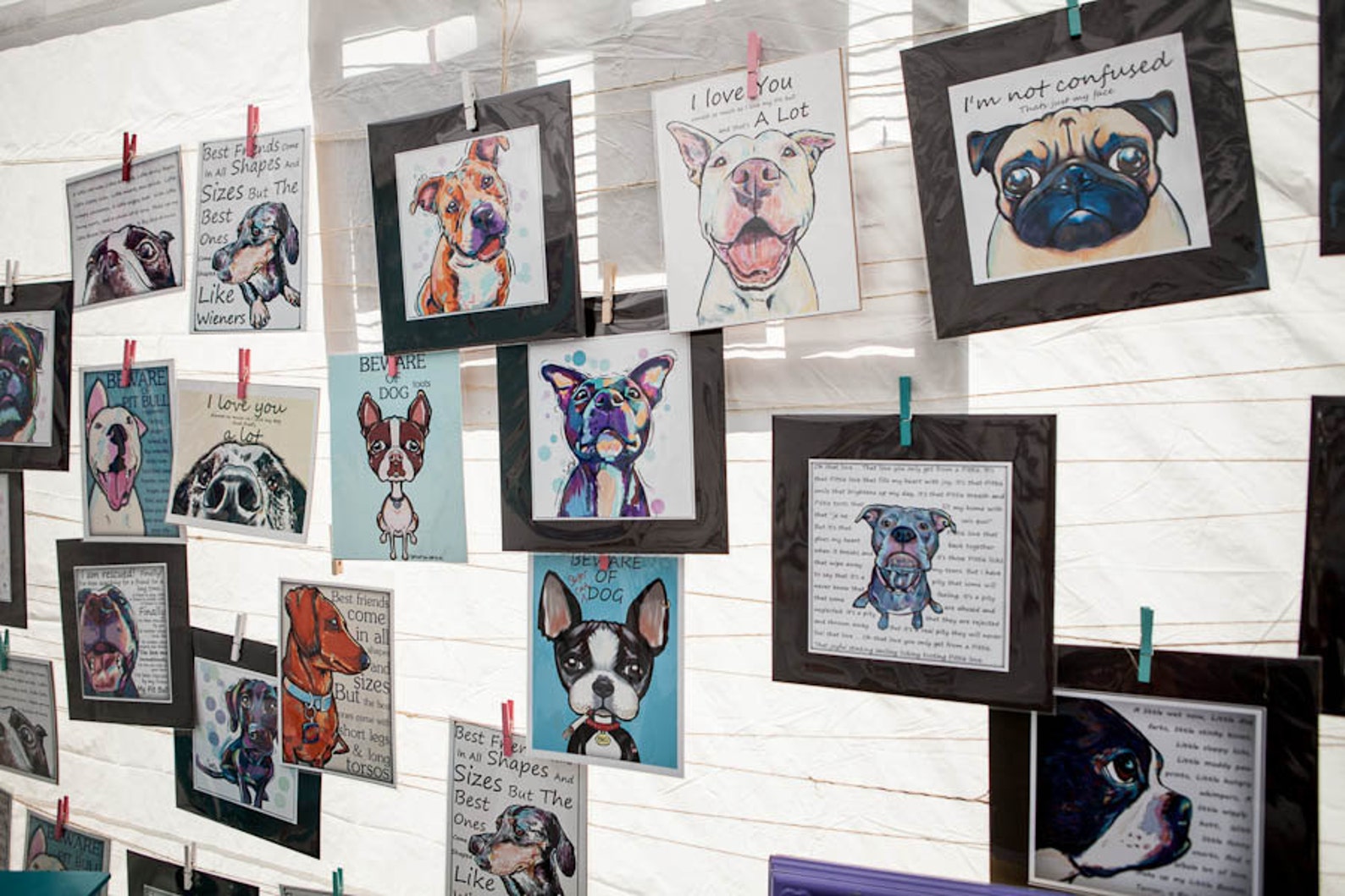 Confused Pug Art Print - Etsy