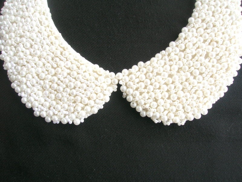 Pearl Peter Pan Collar Necklace, Peter Pan Collar Necklace, Pearl ...