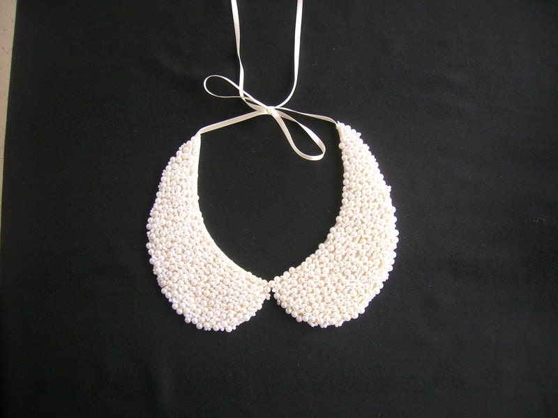 Pearl Peter Pan Collar Necklace, Peter Pan Collar Necklace, Pearl ...