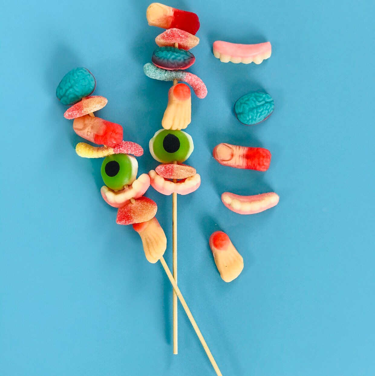 Halloween Candy Skewers