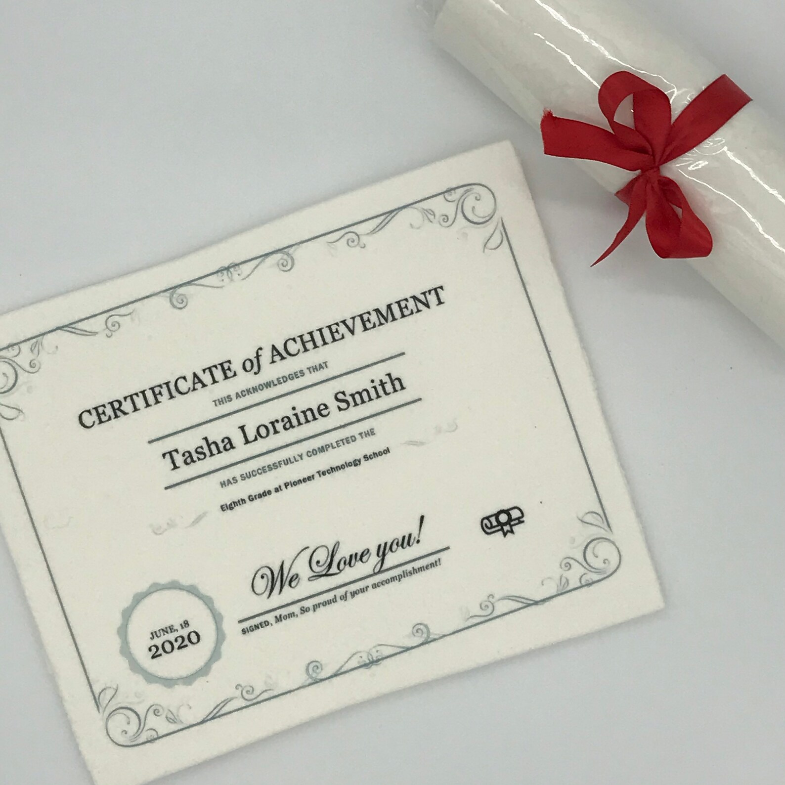 Graduation Decorations Edible Diploma Class of 2020 | Etsy