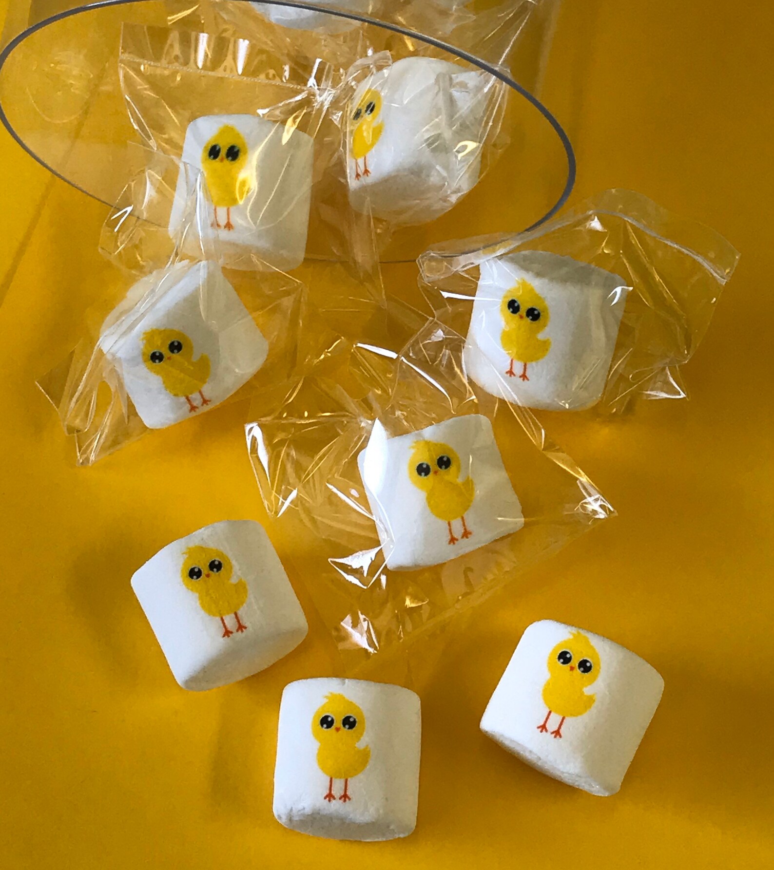 Marshmallows Chick Rainbow Easter Bunny Candy Some - Etsy