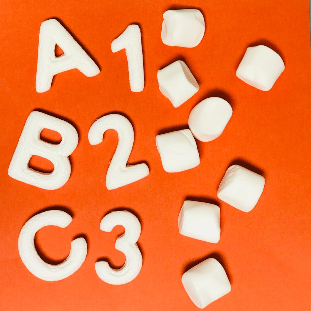 Alphabet | 26 Marshmallow Letters | Alphabet Letters | Monogram | Hot ...