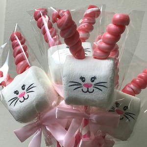 Easter Candy | Marshmallow Pop | Bunny Pop | Lollipop Favors | Easter ...