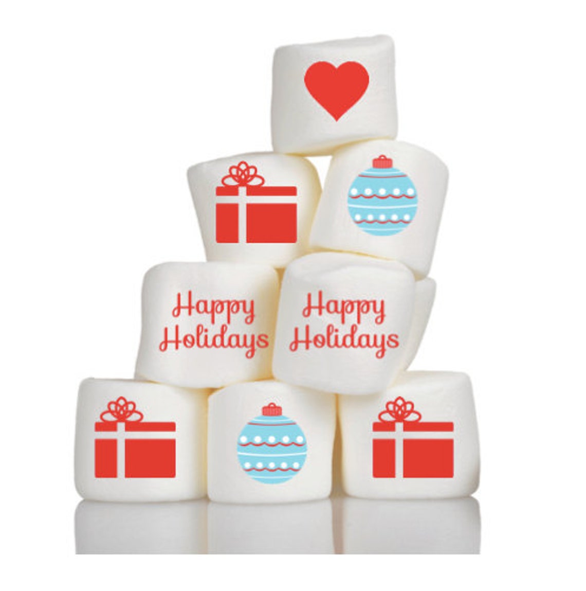 Custom Printed Marshmallows 100 Branded, Monogram or a Company Logo ...