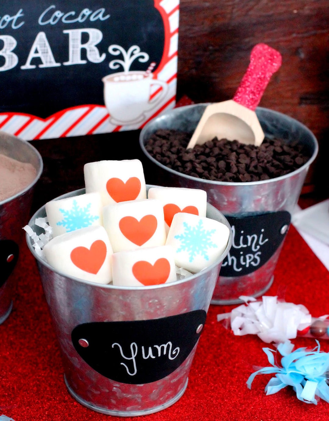 Custom Marshmallows. Winter Favors. Smores Bar. Hot Chocolate Cocoa Bar ...