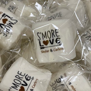 Logo Marshmallows. Branded Marshmallows. Photo Marshmallows ...