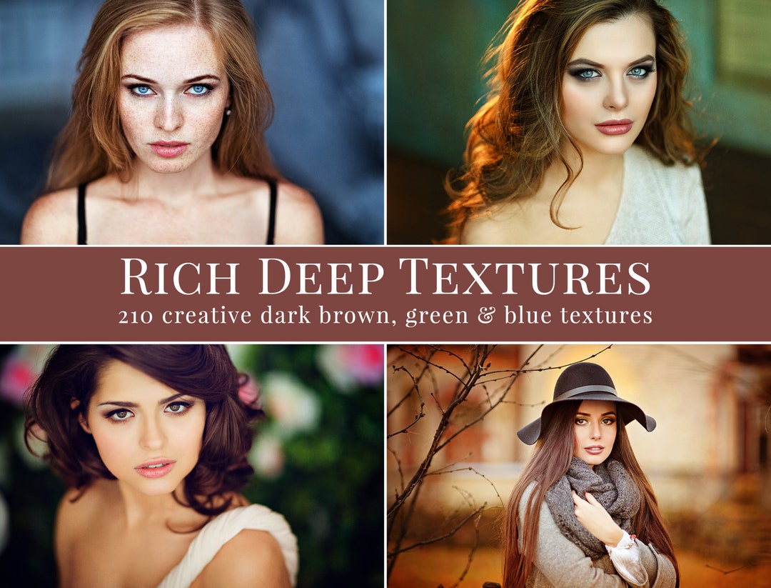 Rich Deep Textures for Photoshop, Creative Overlays for Photographers ...