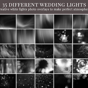 35 Different White Lights Photo Overlays for Photoshop, Light Effects ...
