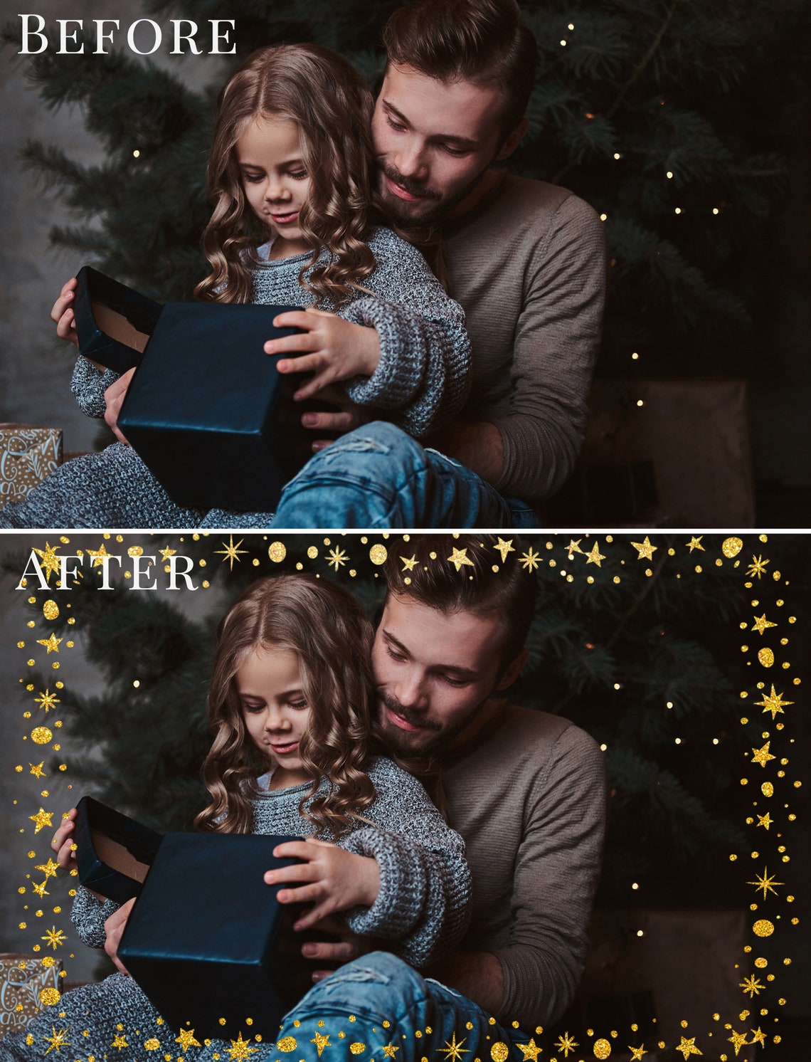 30 Different Festive Frame Photo Overlays for Photoshop With - Etsy