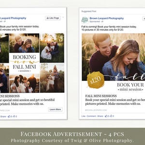 Facebook Advertisement Bundle - 4 Pcs - Editable, Customizable ...
