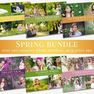 Great Price - "spring Bundle" - the Best of Our Spring Photo Overlays ...