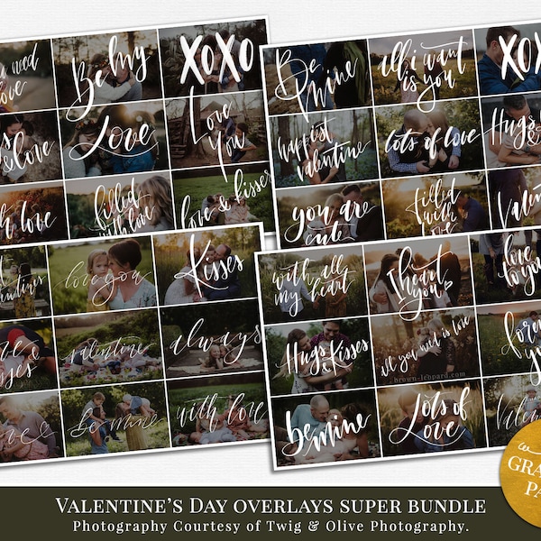 Word Overlays - Etsy