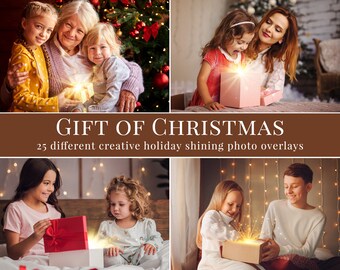 Christmas Wording Vol.1 Photo Overlays Holiday Lettering - Etsy