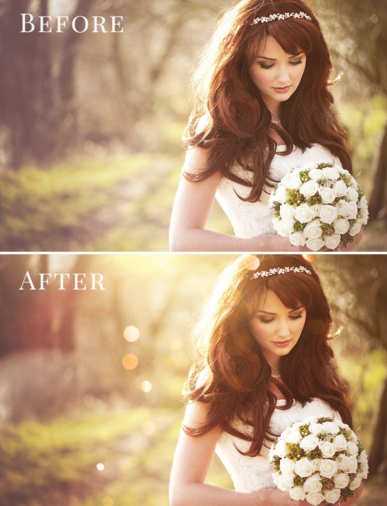 Sunset Light Photo Overlays – Golden Hour, Layered Light, Bokeh & Haze ...