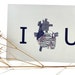 I HEART U Greeting Card - Etsy