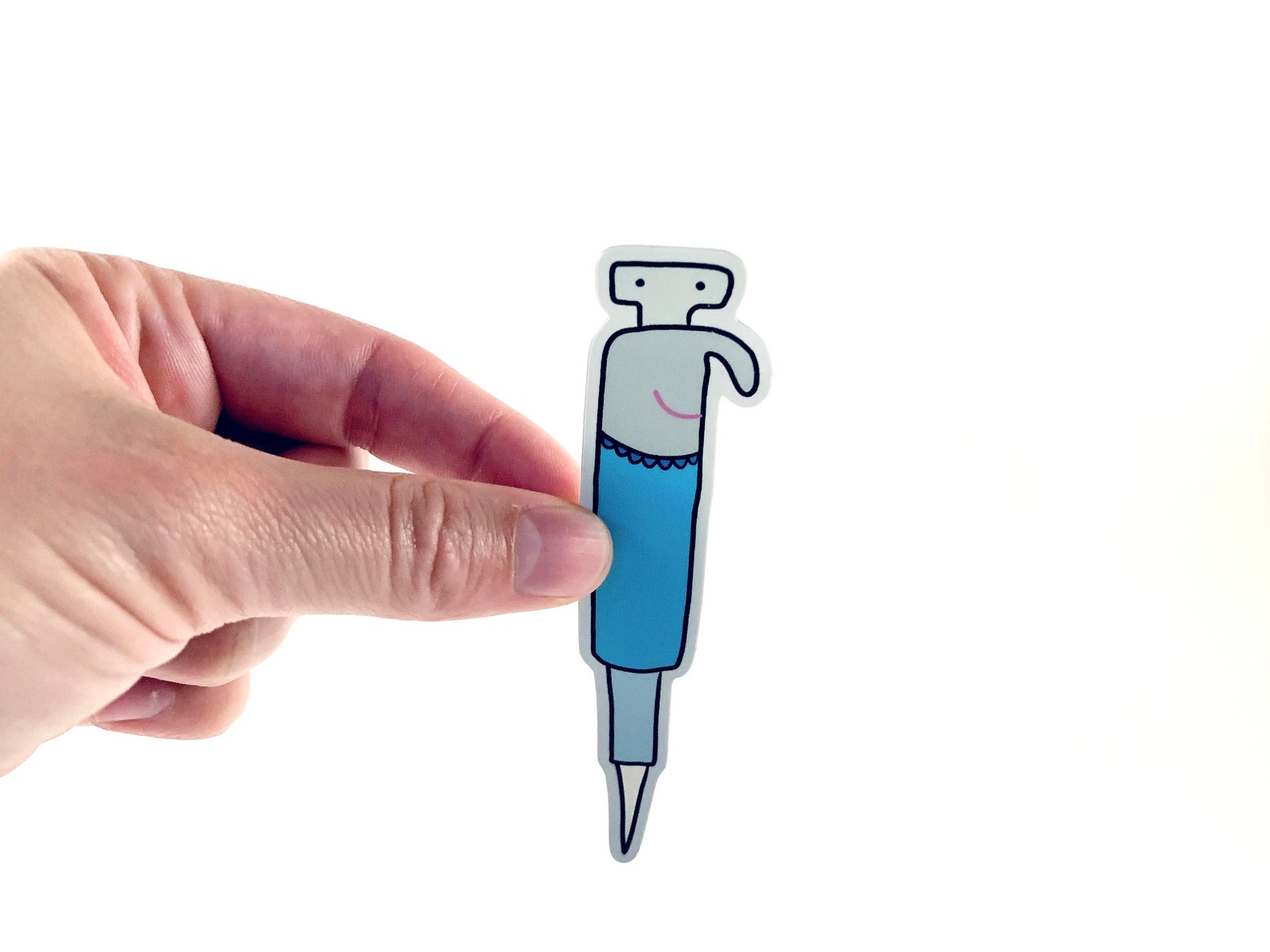 Pipette Holographic Sticker // Cute Wet Lab Equipment // Gift - Etsy