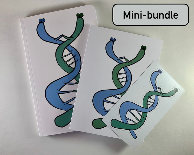 Cute DNA Love Greeting Card | Etsy