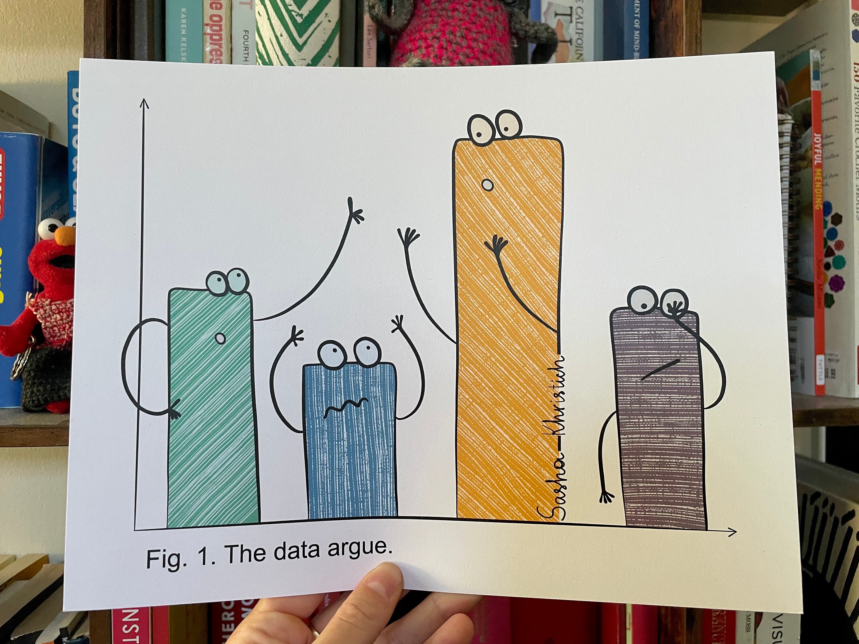 Data Argue Science Pun Art Print // Gift for a Scientist - Etsy