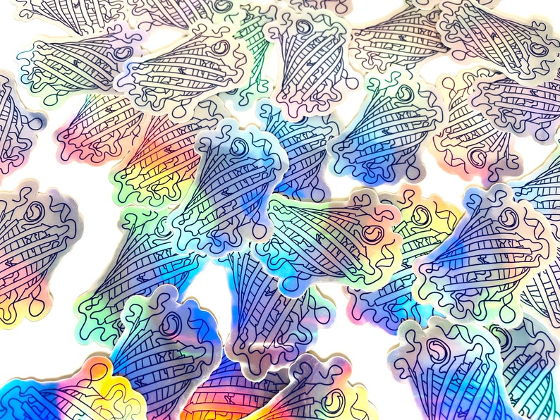 Green Fluorescent Protein GFP Sticker // Vinyl Waterproof | Etsy