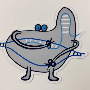 CRISPR Cas9 Sticker // Cute Molecular Biology // Gift for a Scientist ...