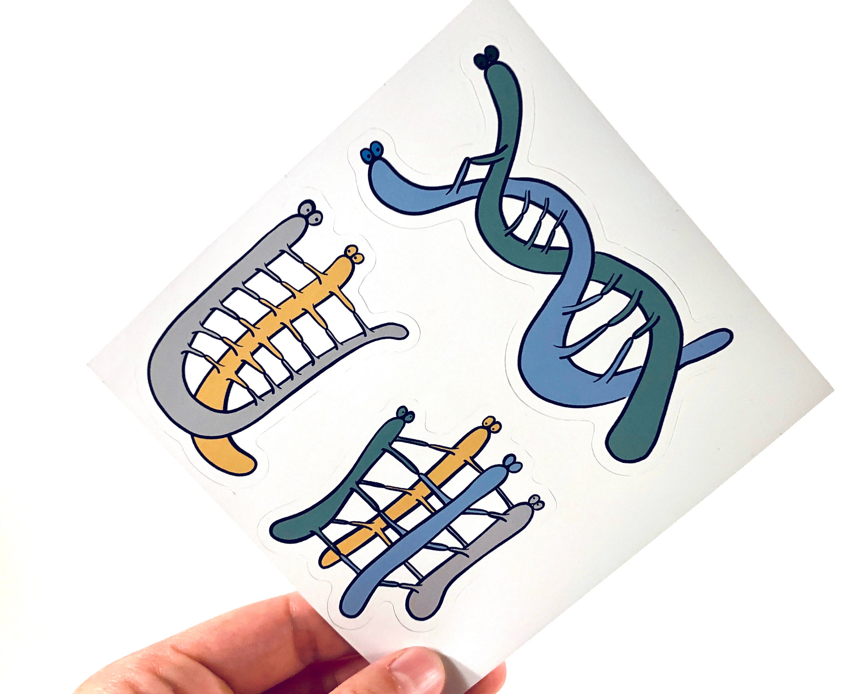 DNA Vinyl Removable Sticker Pack - Etsy