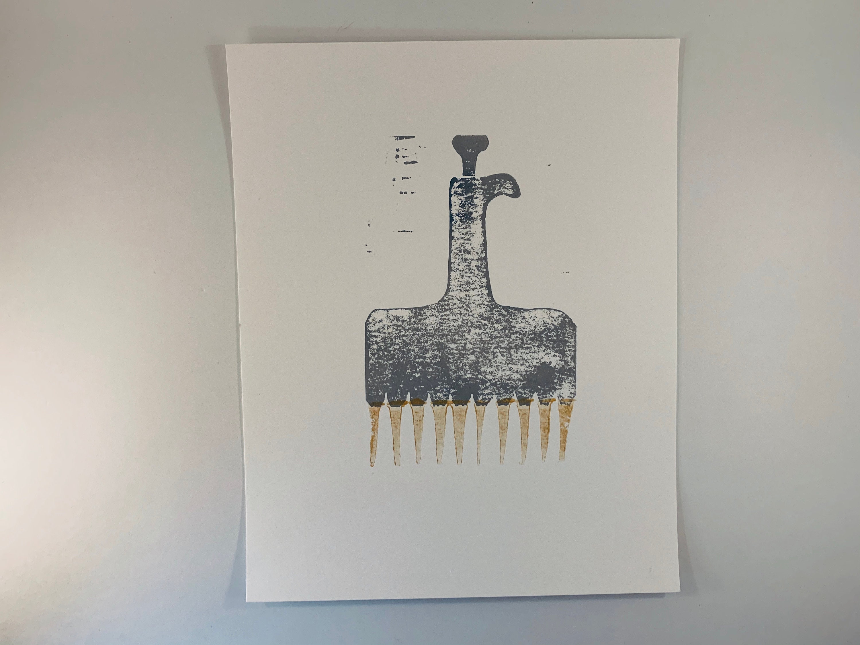 Multichannel Pipette Print // Handmade // Block-printed // Minimalist ...