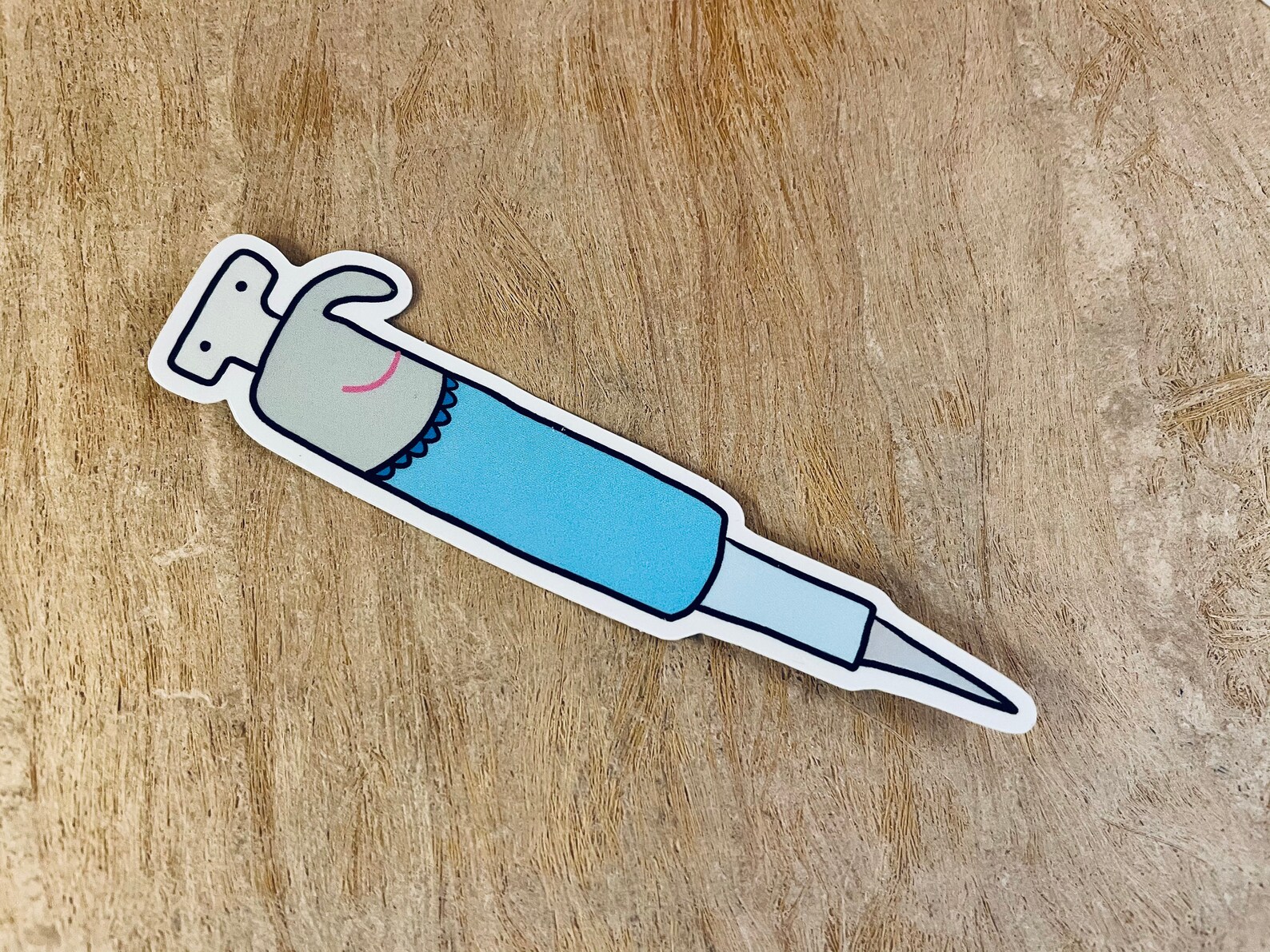 Pipette Holographic Sticker // Cute Wet Lab Equipment // Gift - Etsy