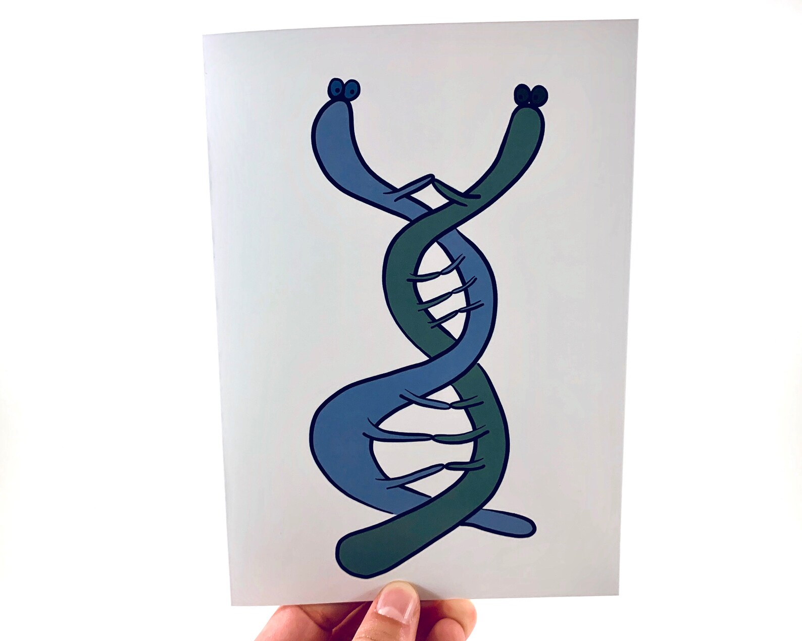 Cute DNA Love Greeting Card - Etsy