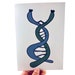 Cute DNA Love Greeting Card - Etsy