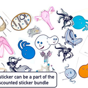 CRISPR Cas9 Sticker // Cute Molecular Biology // Gift for a | Etsy