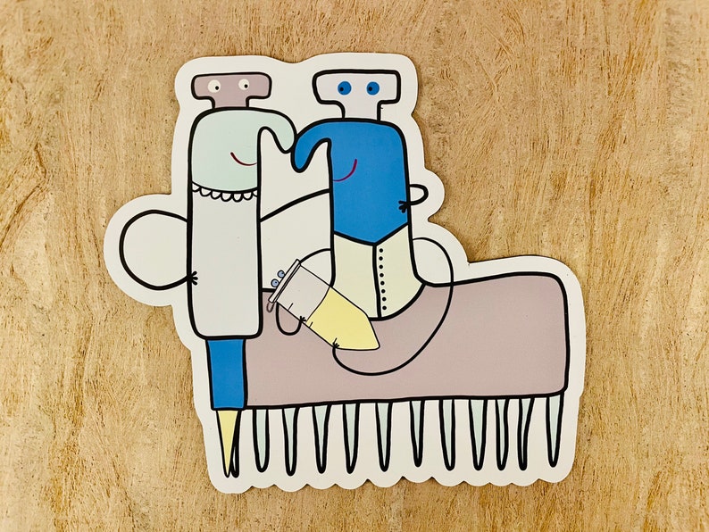 SECONDS SALE Pipette and PCR Tube Family Magnet // Cute Lab | Etsy