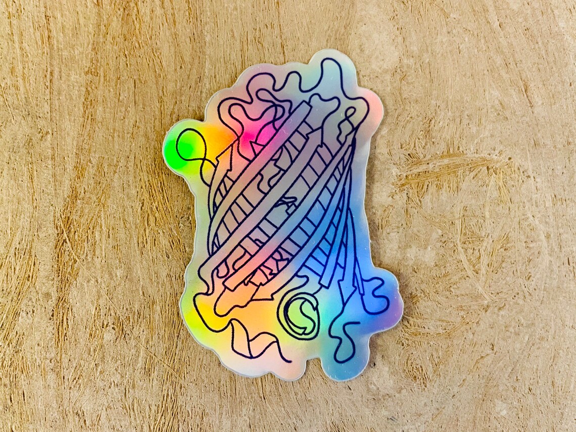 Green Fluorescent Protein GFP Sticker // Vinyl Waterproof - Etsy