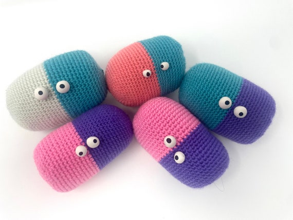 Cute Pill Plushie // Medicine Pharmacology Soft Toy // Gift | Etsy