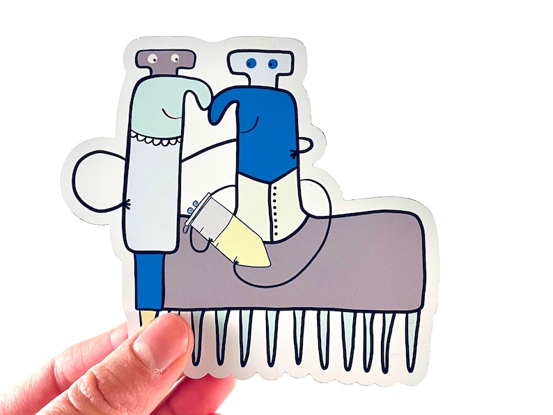 SECONDS SALE Pipette and PCR Tube Family Magnet // Cute Lab | Etsy