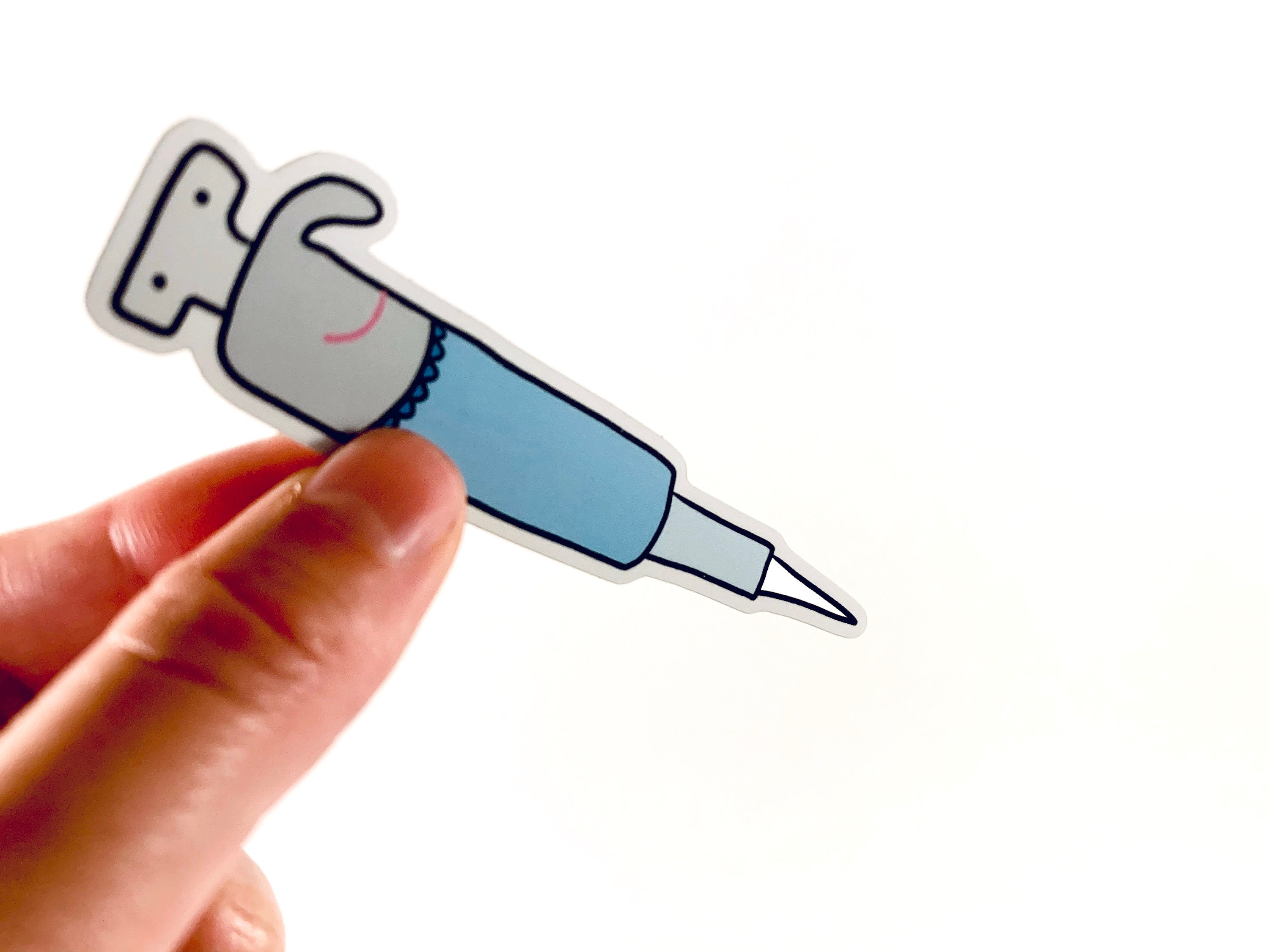 Pipette Holographic Sticker // Cute Wet Lab Equipment // Gift - Etsy