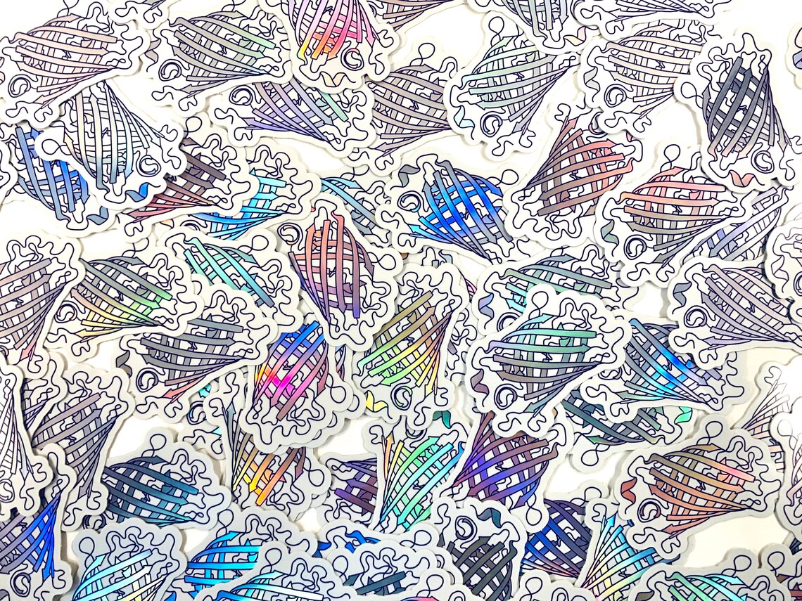 Green Fluorescent Protein GFP Sticker // Vinyl Waterproof | Etsy