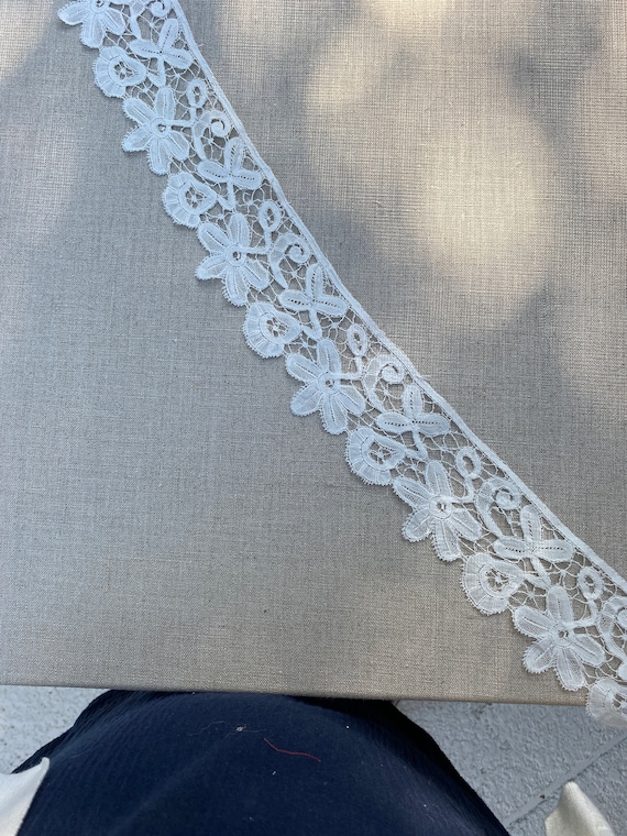 Antique Duchess Lace handmade lace white bridal lace | Etsy
