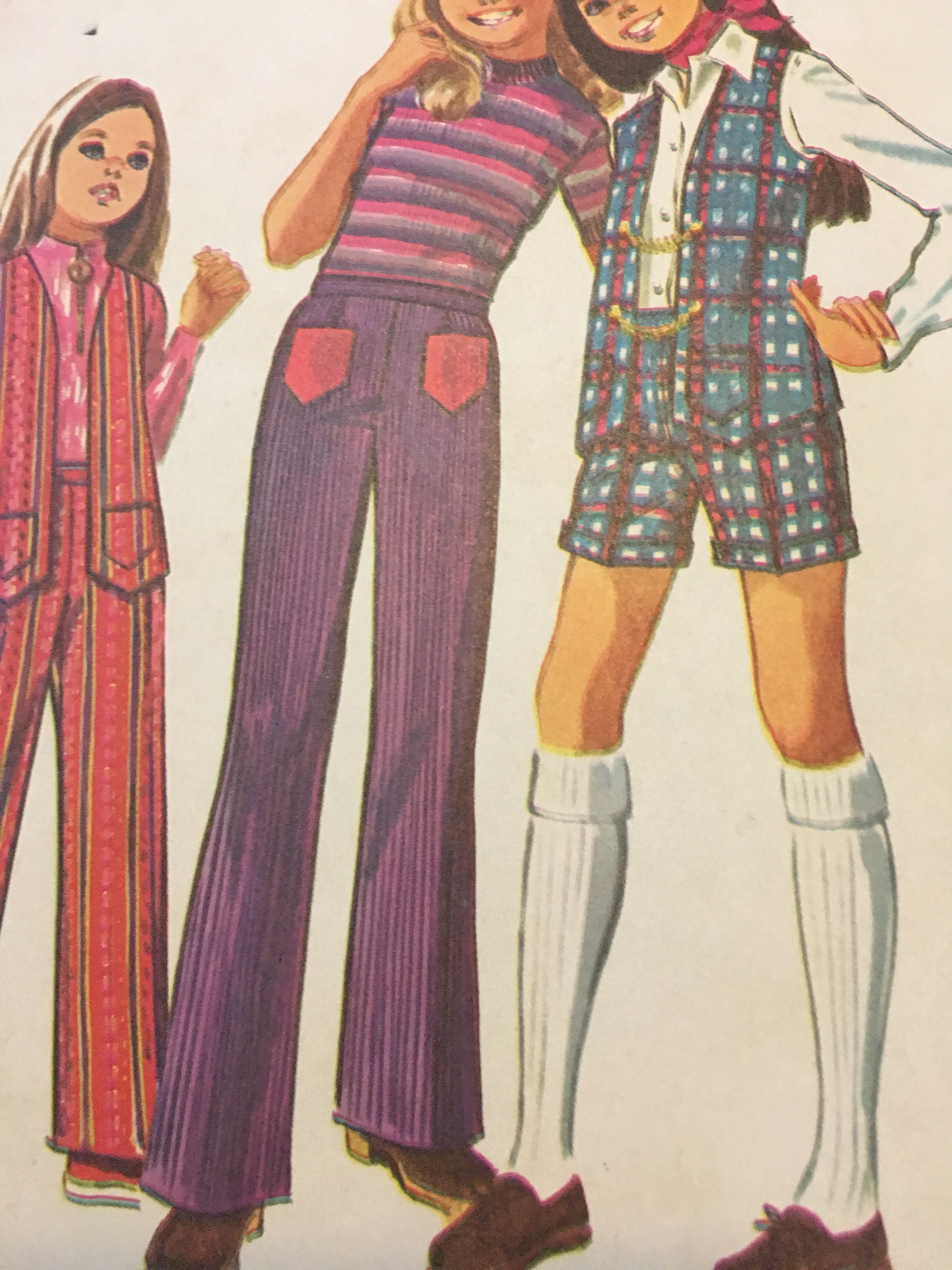Simplicity Pattern 9646 Girls Sportswear Mod Style 1971 - Etsy