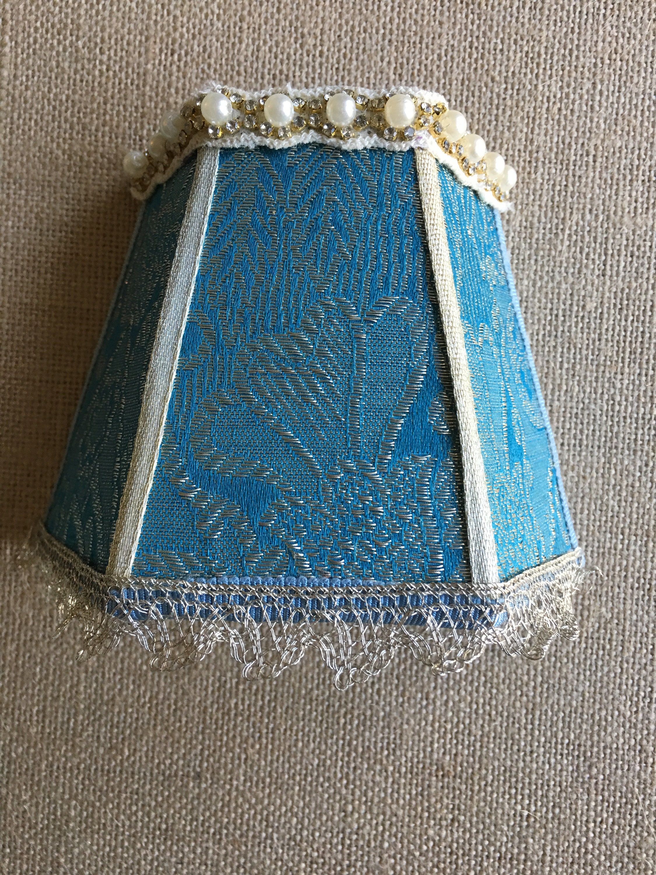 Nightlight Made From 100 Year Old Silk and Metallic Fabric and - Etsy
