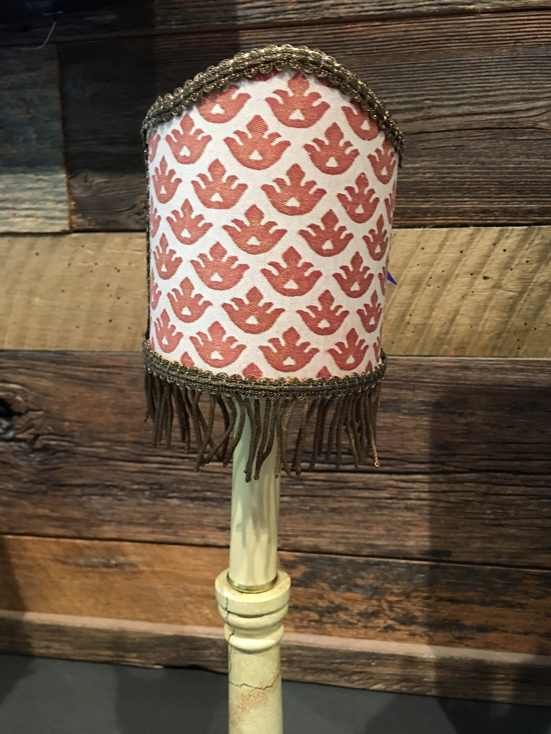 Fortuny Fabric Small Lamp Shade, Shield Shape - Etsy