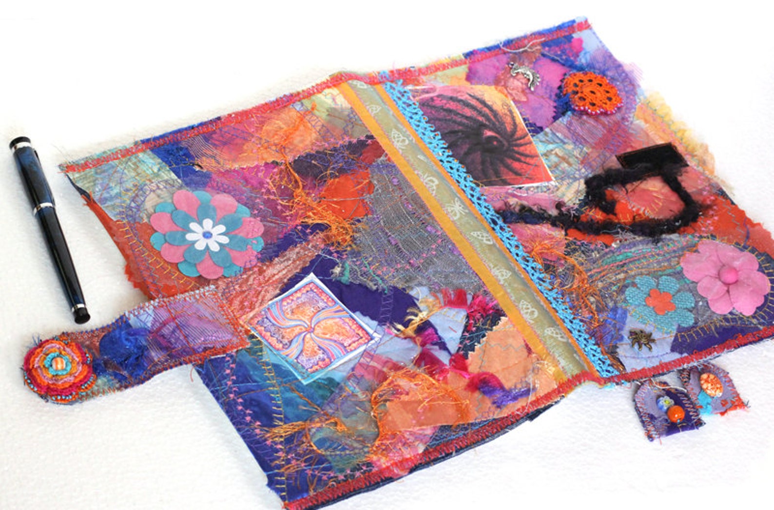 XL Journal Diary Sketchbook. Meditation in Orange. CUSTOM - Etsy