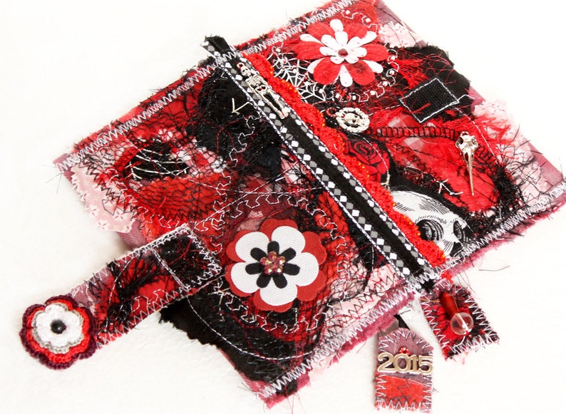 SM Journal Sketchbook Notebook Diary GOTH SKULLS in Red-black - Etsy UK