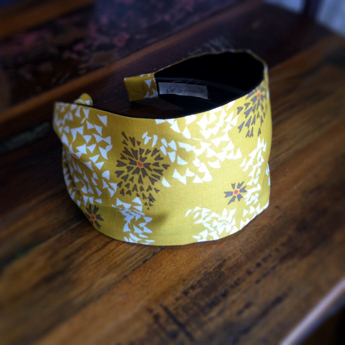 Fabric Headbands Women Yellow Retro Hair Bands . Summer Hair - Etsy