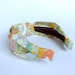 Japanese Floral Turban Knotted Headband Top Knot Headband - Etsy