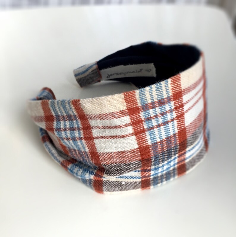 Classic Plaid Hairband Tartan Plaid Head Band Plaid Headband - Etsy