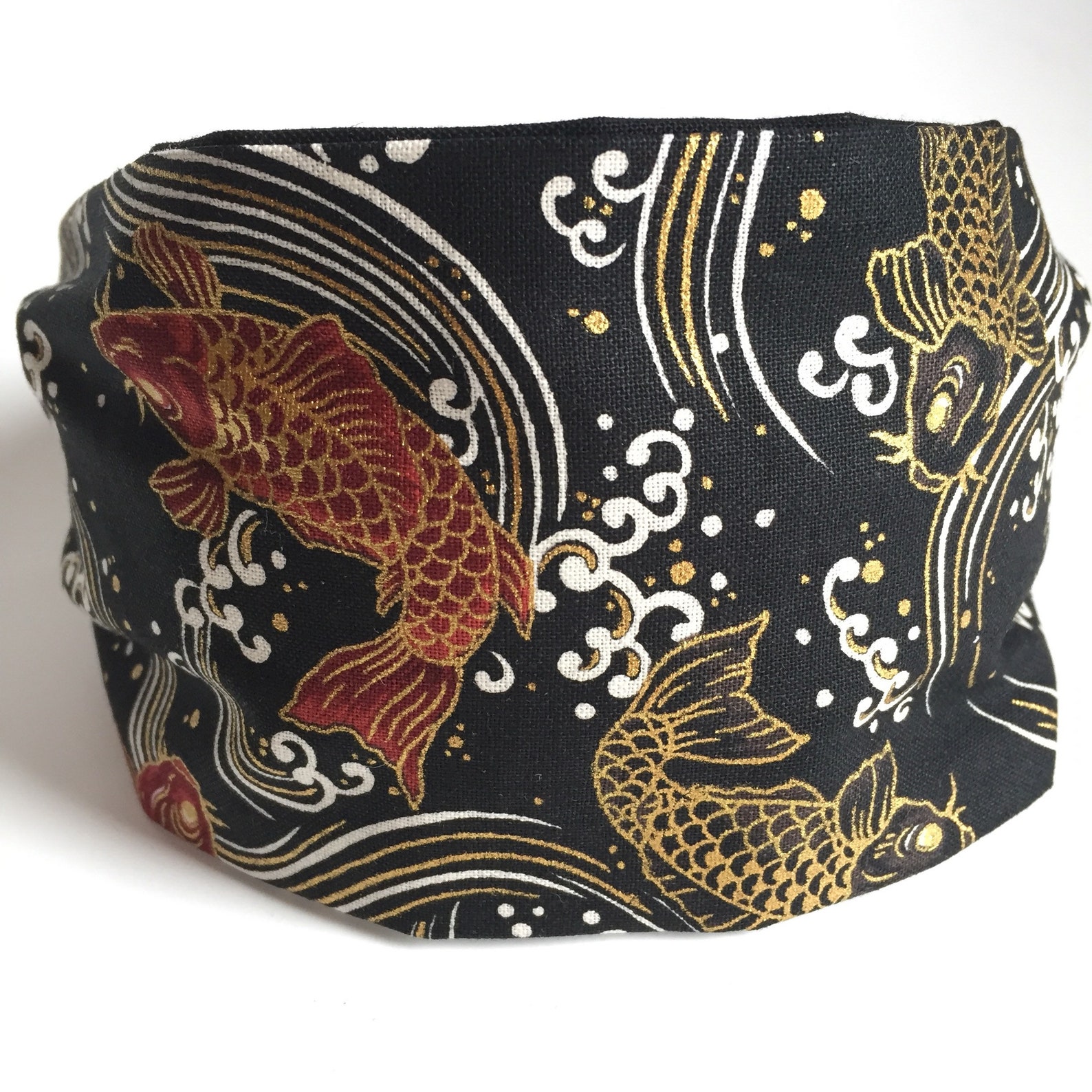 Japanese Headbands for Women Koi Fish Fabric Hairband Japanese | Etsy