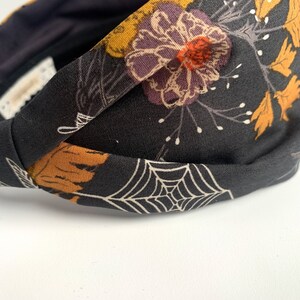 Halloween Spider Web Autumn Fabric Headbands for Women Hair Bands ...