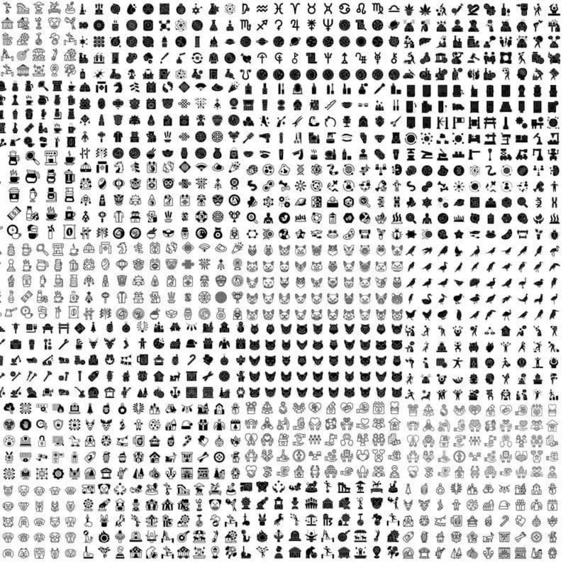 11000+ Vector Icons Bundle | Cricut, Laser Cut, Web, App Graphics (svg ...