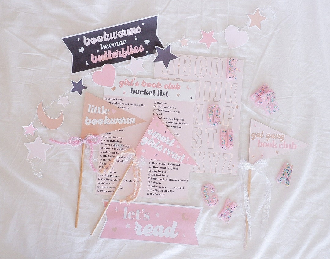 Girl's Book Club Bucket List, Alphabet, Children's Book List, Let's ...